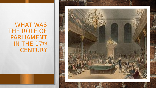 English Civil War - 1. Parliament | Teaching Resources