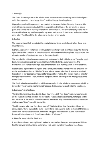 Creative writing pack | Teaching Resources