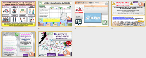 Substance Addiction Drugs Education PSHE | Teaching Resources