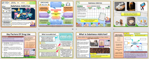 Substance Addiction Drugs Education PSHE | Teaching Resources
