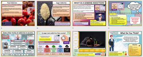 Different Substance Addictions + Drugs PSHE | Teaching Resources