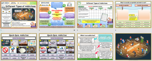 Different Substance Addictions + Drugs PSHE | Teaching Resources