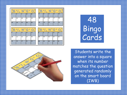 Forces - Smart Board or Computer Bingo for Pressure, Moments, Speed ...