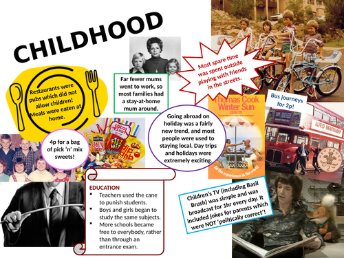 1970s Culture - Our Day Out Context | Teaching Resources