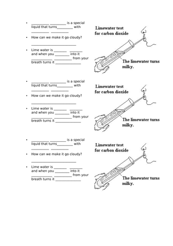 Limestone and Limewater Whole Lesson KS3 - worksheets, powerpoint and ...