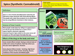 Drugs - Spice ( Synthetic Cannabinoid ) | Teaching Resources