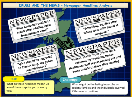 Drugs - Spice ( Synthetic Cannabinoid ) | Teaching Resources