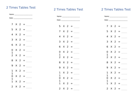 Times Tables Drills | Teaching Resources