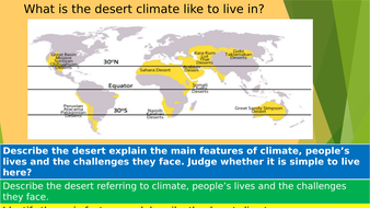 Comparing climates - Desert and Rainforests | Teaching Resources