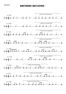 Melodic and Rhythmic Dictation (includes audio) | Teaching Resources