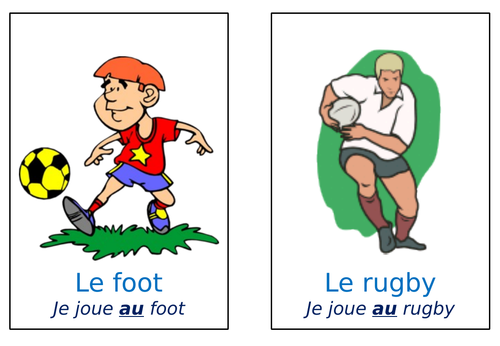 LE SPORT_ vocabulary and pronunciation KS1-KS2 (audio files included ...