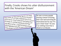Of Mice and Men Crooks Chapter 4 | Teaching Resources