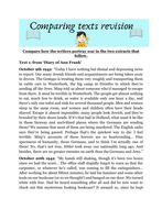 GCSE English Language Revision 2 Full Lessons: Comparing texts ...