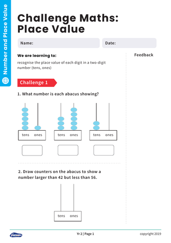 Recognising Place Value : Y2 – Measurement – Maths Challenge | Teaching ...