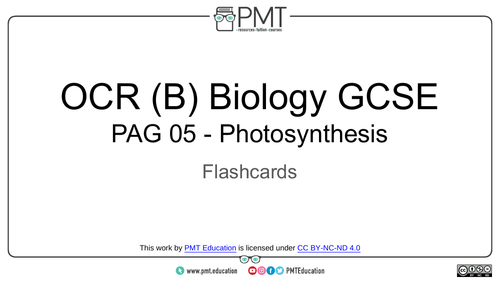 OCR (B) GCSE Biology Practical Flashcards | Teaching Resources