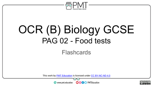 OCR (B) GCSE Biology Practical Flashcards | Teaching Resources