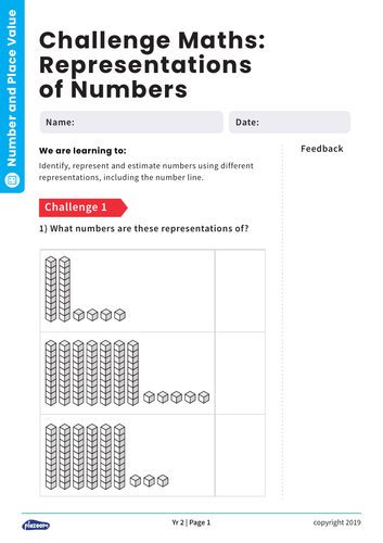 Representations of Numbers: Y2 – Number and Place Value – Maths ...