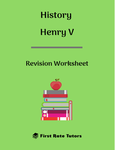 Shakespeare's Play "Henry V" Revision Worksheet! | Teaching Resources