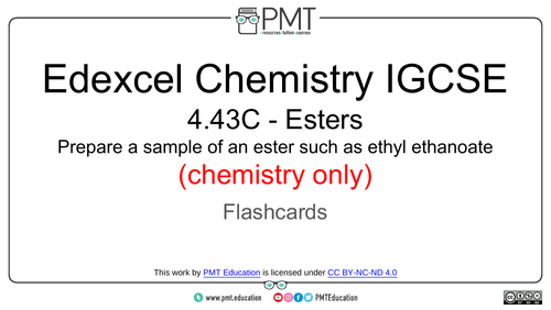 Edexcel IGCSE Chemistry Practical Flashcards | Teaching Resources