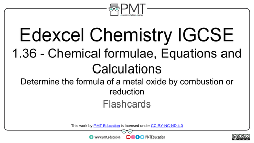 Edexcel IGCSE Chemistry Practical Flashcards | Teaching Resources