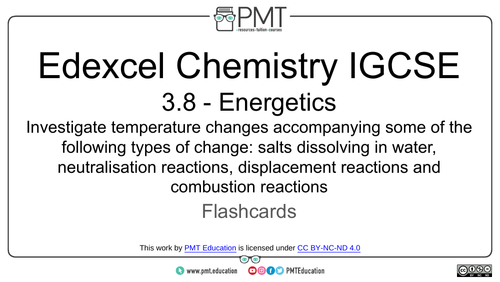Edexcel IGCSE Chemistry Practical Flashcards | Teaching Resources