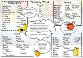 KS3 Food Senses Word Bank | Teaching Resources