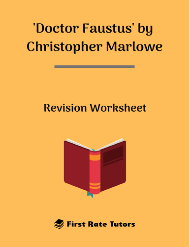 'Doctor Faustus' by Christopher Marlowe Revision Worksheet | Teaching ...