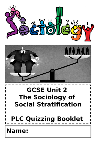 GCSE Social Stratification Quizzing Booklet | Teaching Resources