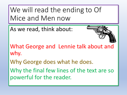 Of Mice and Men Ending | Teaching Resources