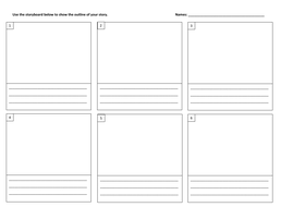 Blank Storyboard | Teaching Resources