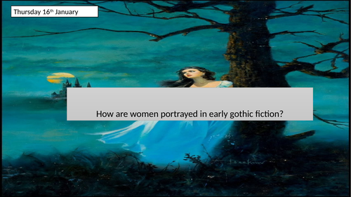Women in gothic fiction | Teaching Resources
