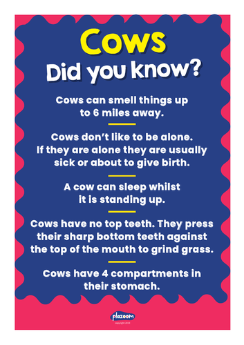 Farm Animal KS1 Fact Posters - Writing Inspiration | Teaching Resources