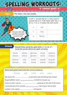 Year 2 's' Sound Spelt 'c' Worksheet: Spelling Workout | Teaching Resources