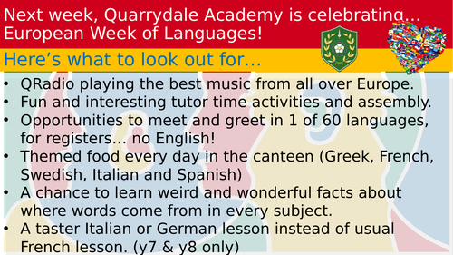 (European) Week of Languages Whole School Bundle | Teaching Resources