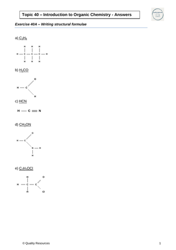 Introduction to organic chemistry OCR AS Chemistry | Teaching Resources