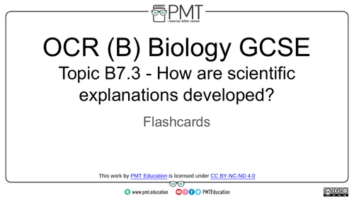 OCR (B) GCSE Biology Flashcards | Teaching Resources