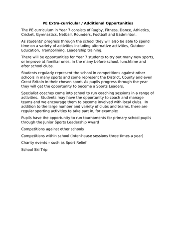 Ofsted survival kit for PE "deep dive process" | Teaching Resources