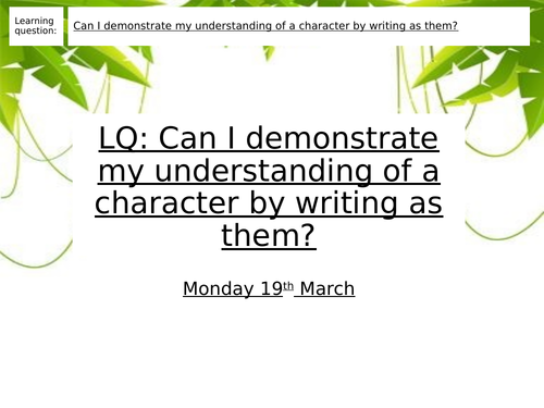 GCSE Lord of the Flies SOW fully resourced | Teaching Resources