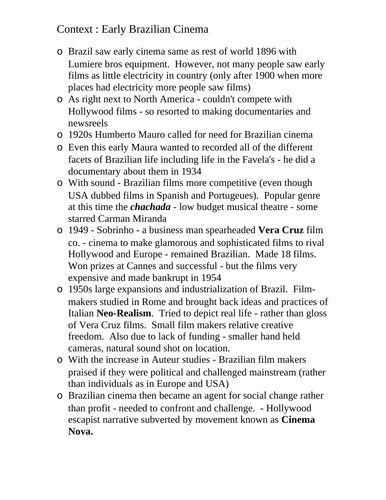 FILM STUDIES - A LEVEL - CITY OF GOD - URBAN GLOBAL FILMS | Teaching ...