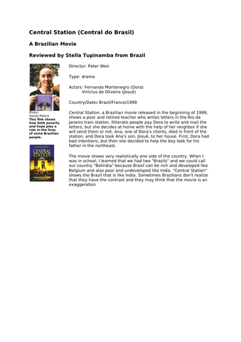 FILM STUDIES - A LEVEL - CITY OF GOD - URBAN GLOBAL FILMS | Teaching ...