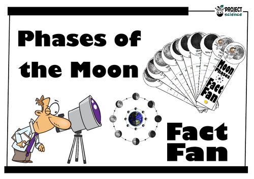 Phases of the Moon Fact Fan | Teaching Resources