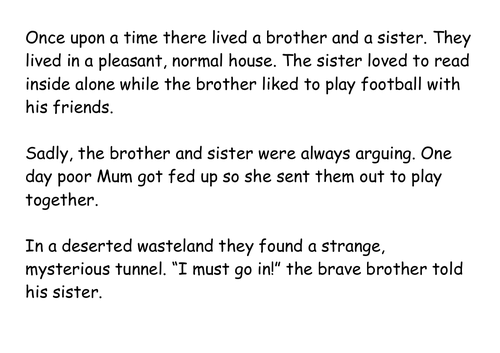 The Tunnel Story Writing Anthony Browne 3 Lessons (Year 2) | Teaching ...