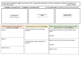 ADAPTED NEW - EXAM TECHNIQUE - GCSE PE AQA (9-1) Exam prep -how to ...