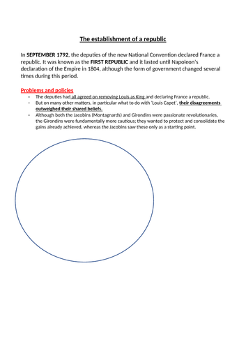 The French Revolution - the emergence and spread of the Terror (AQA A ...