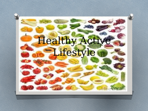 GCSE AQA PE Healthy active lifestyle | Teaching Resources