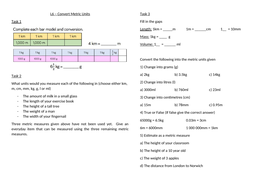 Metric Measures - Year 7 Maths Mastery | Teaching Resources