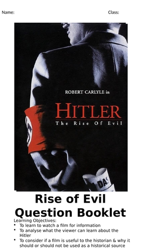 Hitler - Rise of Evil Booklet | Teaching Resources