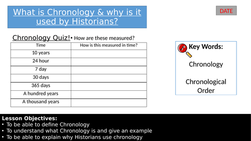Lesson: What is Chronology & why is it used by Historians? | Teaching ...