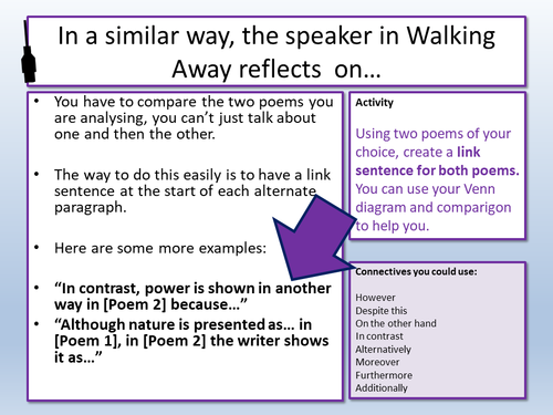 Love and Relationships Comparing Poems | Teaching Resources