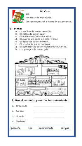 La Casa - Home - House KS2 | Teaching Resources